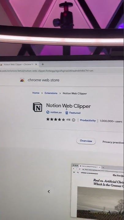 Notion Tips - Web Clipper - YouTube