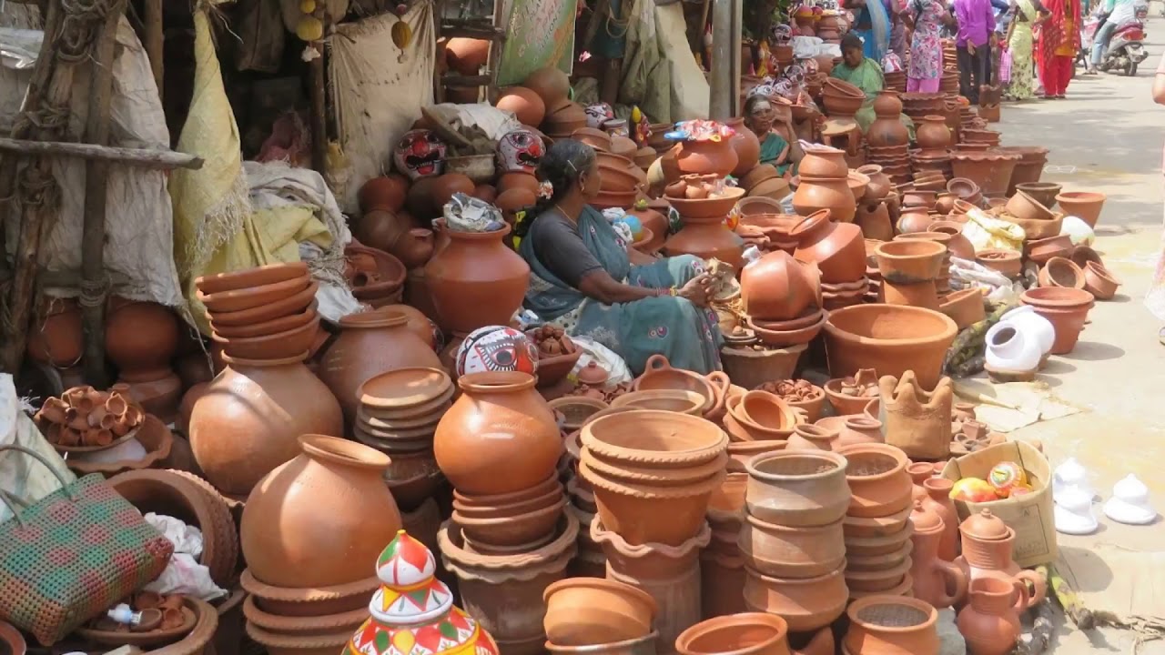 Potters' Street in Pondicherry (Kosakada Theru) - YouTube
