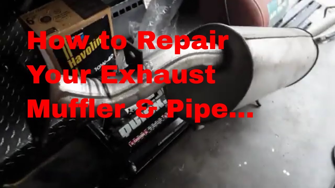 How to Repair Your Exhaust Muffler and Pipe... - YouTube