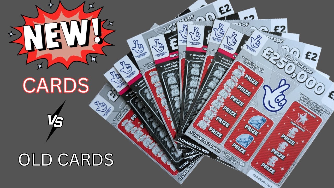NEW!!! Cards vs Old Cards! Scratch Cards from UK National Lottery - YouTube