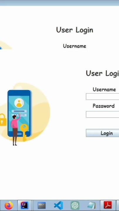 Login Page Using Swing Library In Java Programming Coding Javaprogramming Shorts Viral