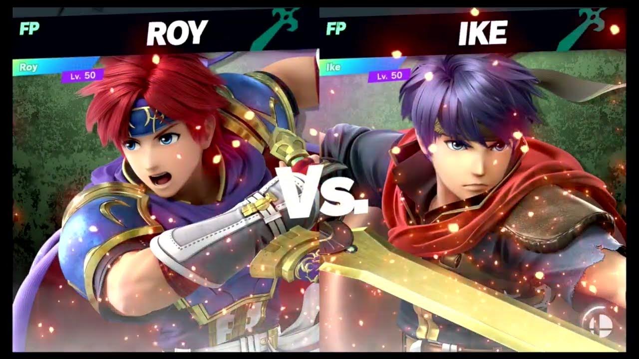 Super Smash Bros Ultimate Amiibo Fights – Roy vs the World #32 Roy vs Ike - YouTube
