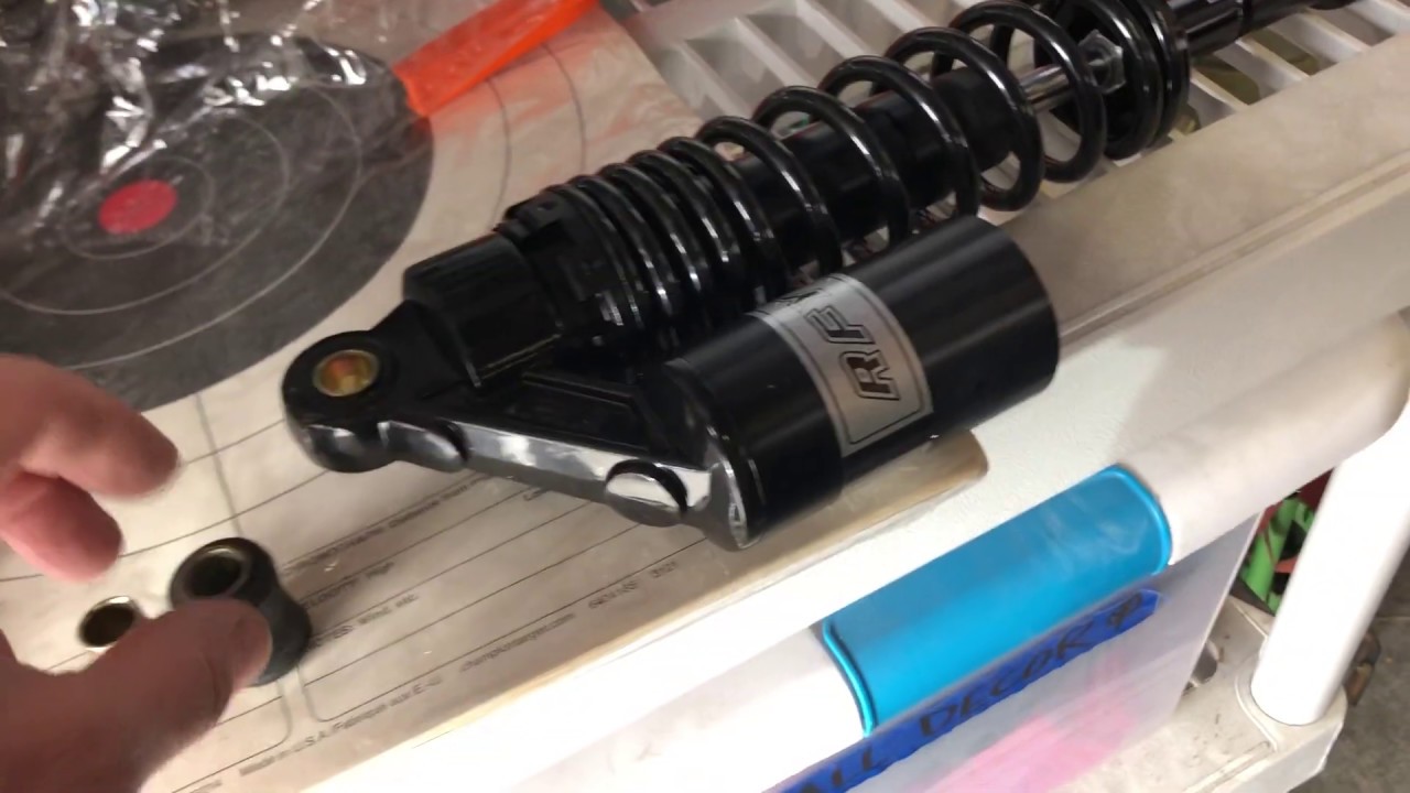 Sportster Club style. 14” RFY shocks - YouTube