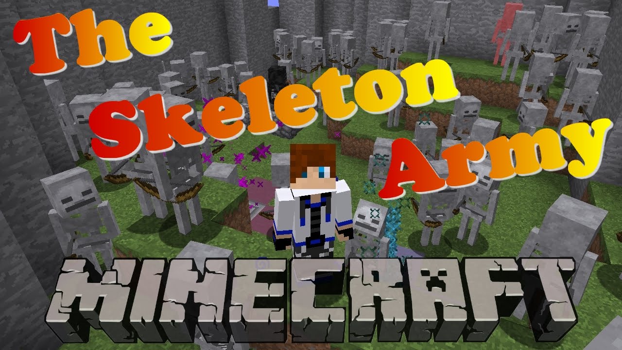Seul contre une Armée - The Skeleton Army - MINECRAFT - YouTube