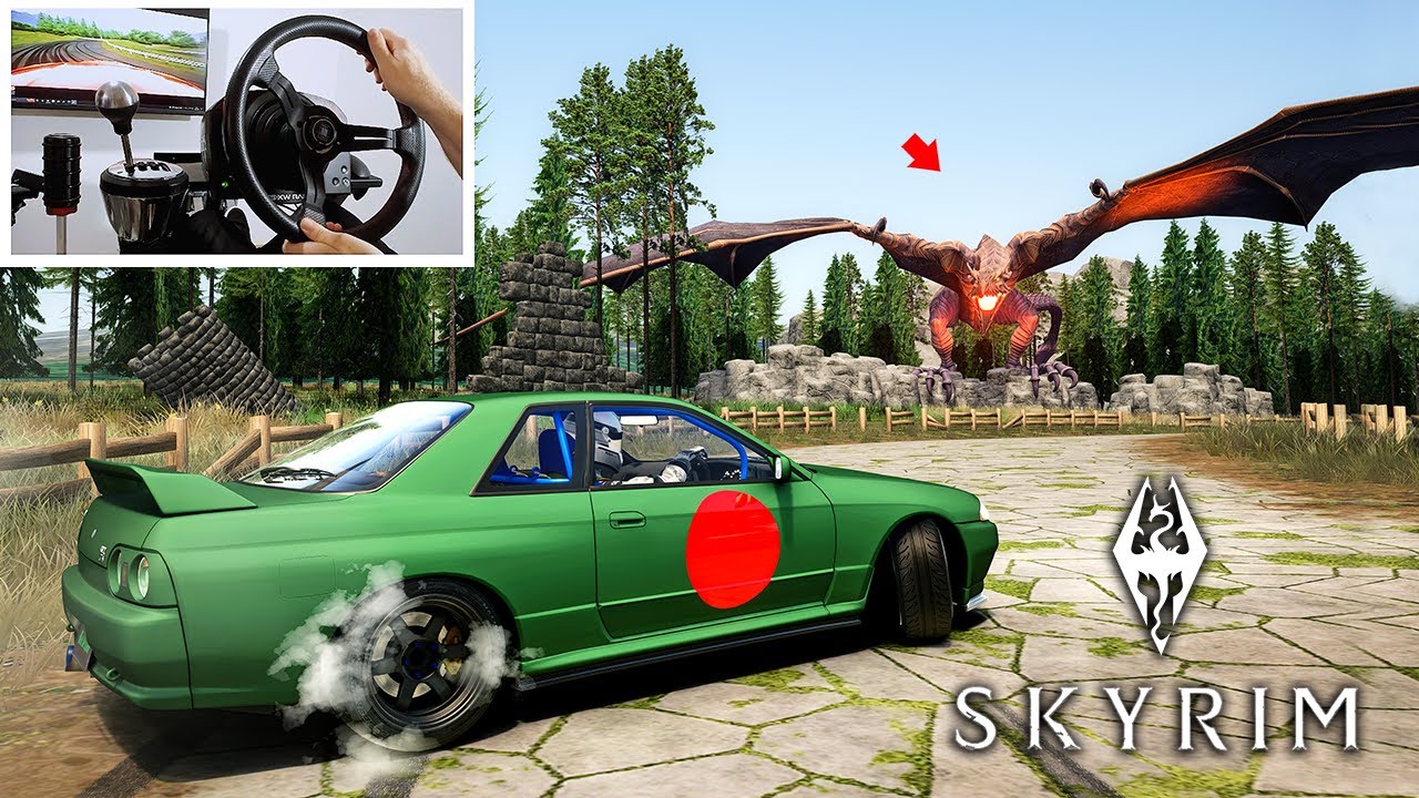 Drifting Nissan Skyline in Elder Scrolls Skyrim - Assetto Corsa | New ...