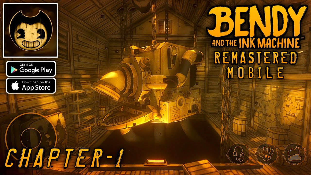 BENDY AND THE INK MACHINE: REMASTERED CHAPTER 1 - ANDROID GAMEPLAY ...