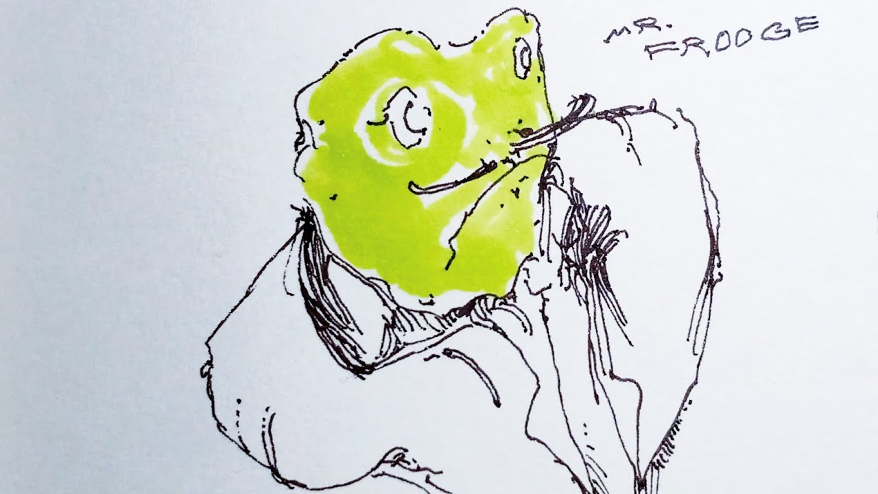 How to Draw Mustache Frogs Like a Pro - YouTube