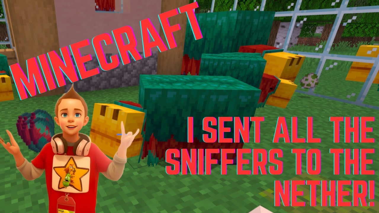 Minecraft Mobs: I sent all the sniffers to the nether! - YouTube