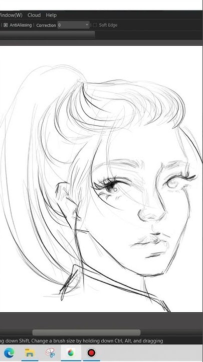 MediBang digital art tutorial draw face expression step-by-step #106 리얼 ...