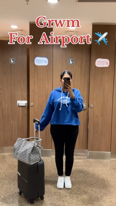 💙 #grwm For Airport ️ #grwmoutfit #airportlook #shorts #youtubeshorts #travel #viral #trending ...