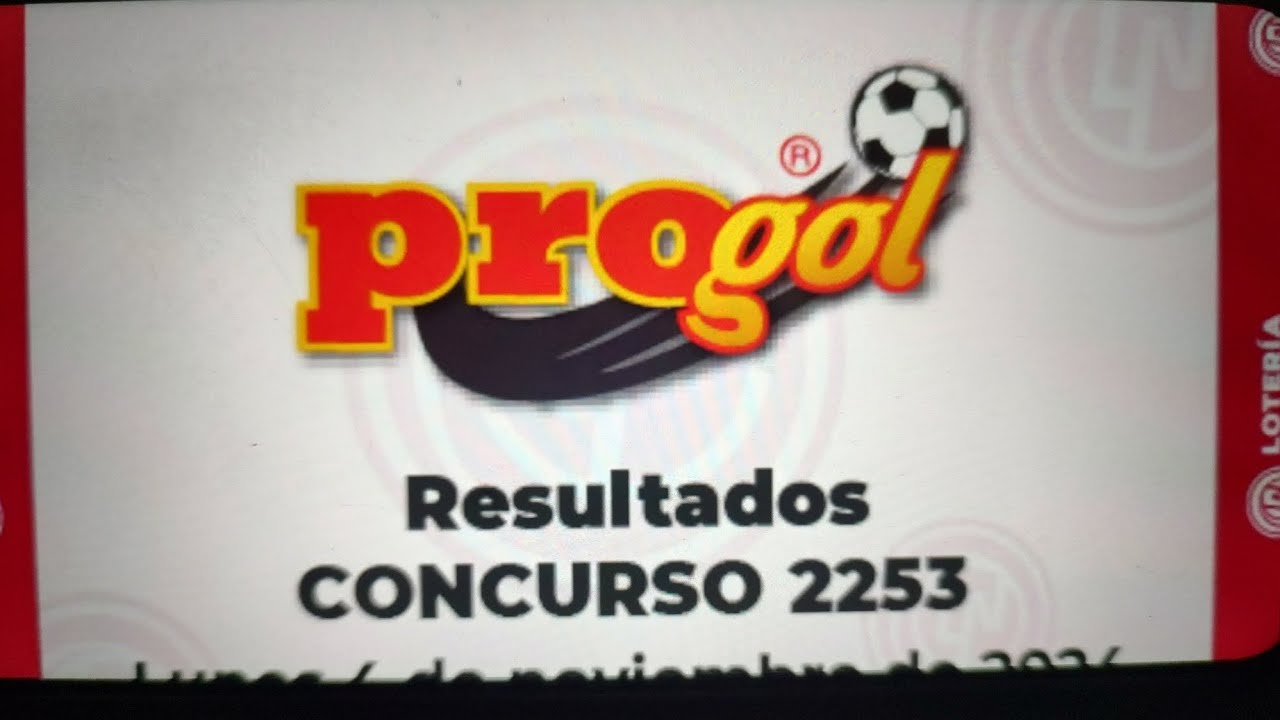 resultados Progol 2253 la lista de premios - YouTube