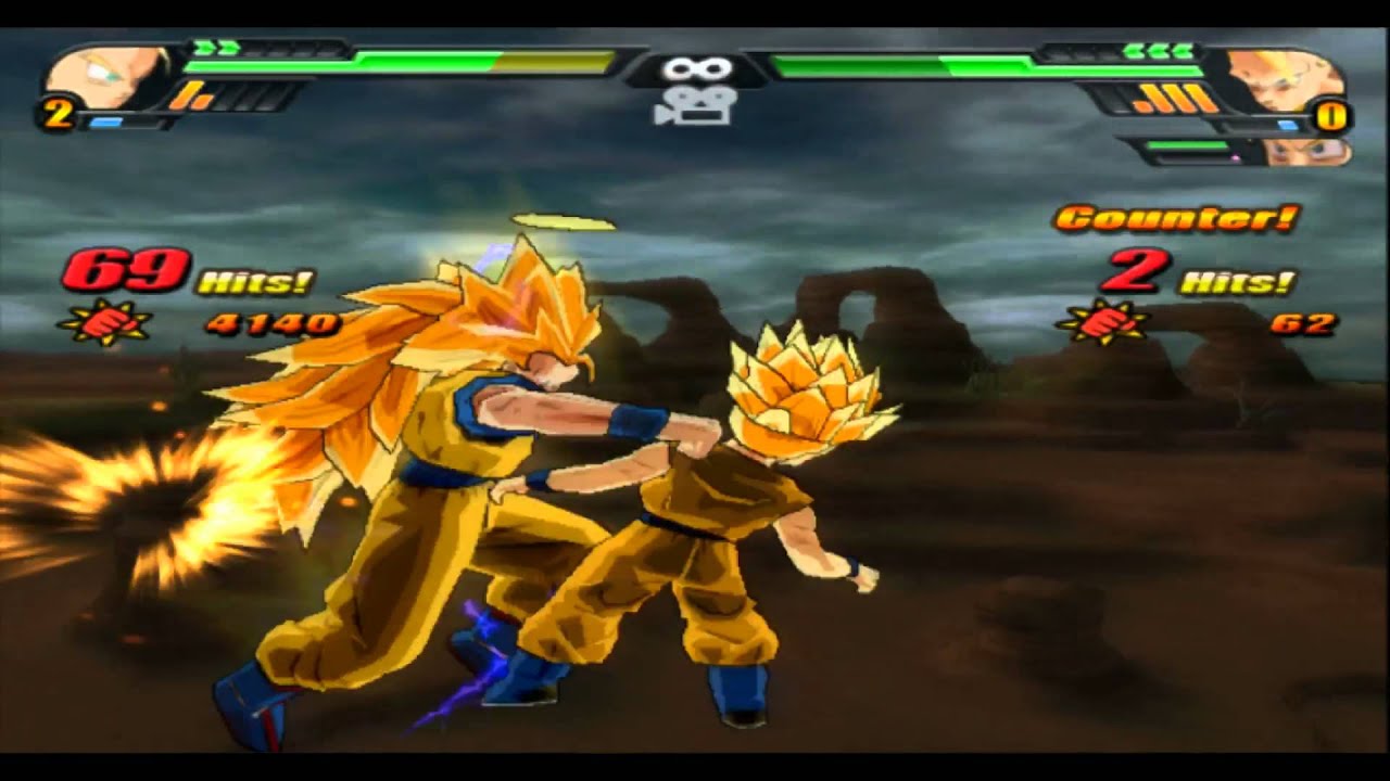 DBZ BT3 ~ SSJ Kid Trunks vs SSJ Gohan, Goku SSJ3, & SSJ Goten - YouTube