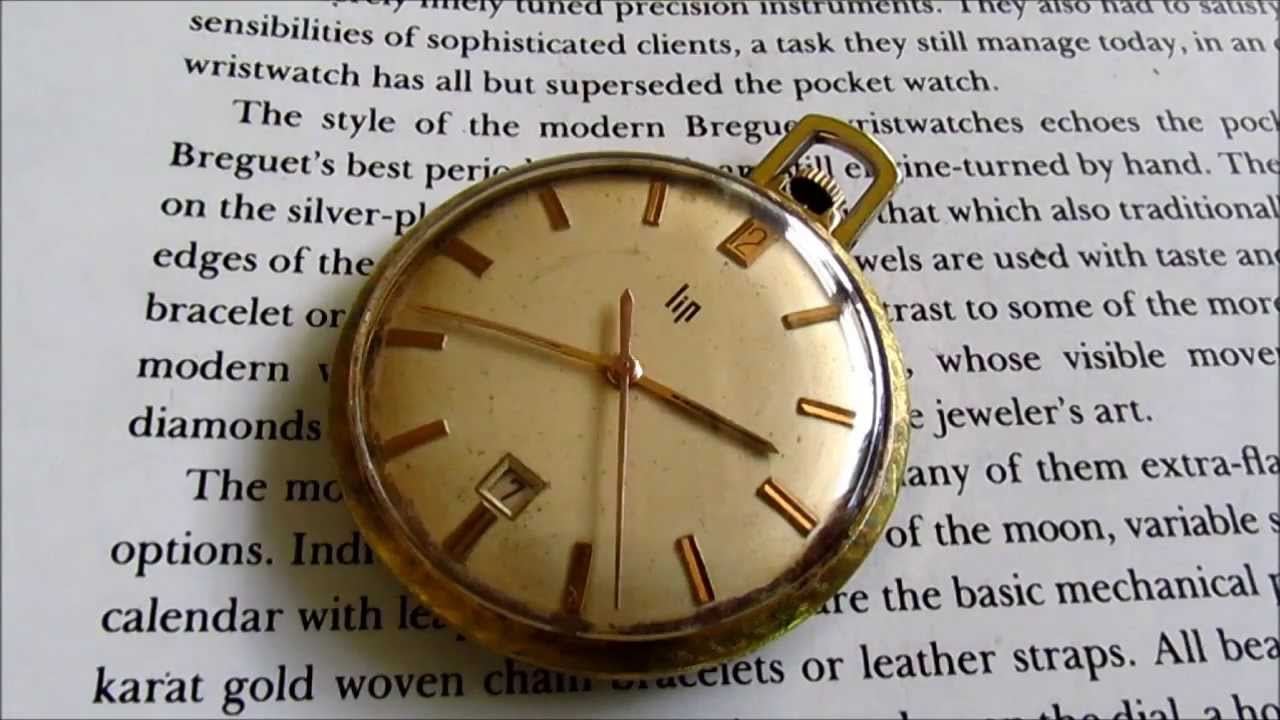 Lip Pocket Watch 1960s - YouTube