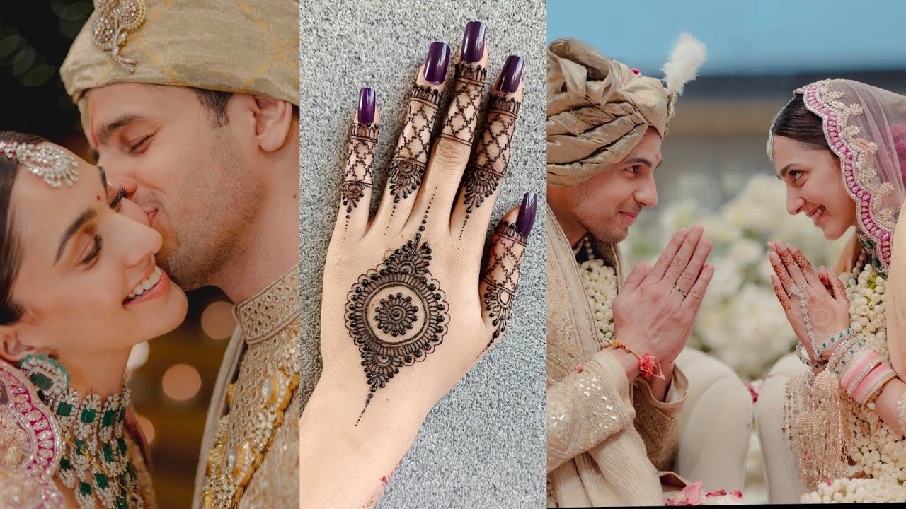 kiara advani inspired mehndi design | kiara advani mehndi design ...