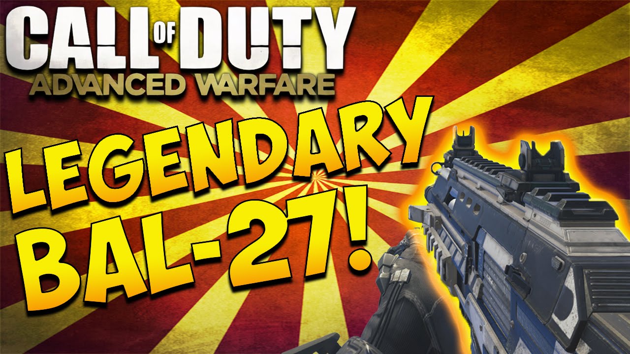 Advanced Warfare: "LEGENDARY BAL-27" GLITCH! AW Legendary Guns & Loot ...