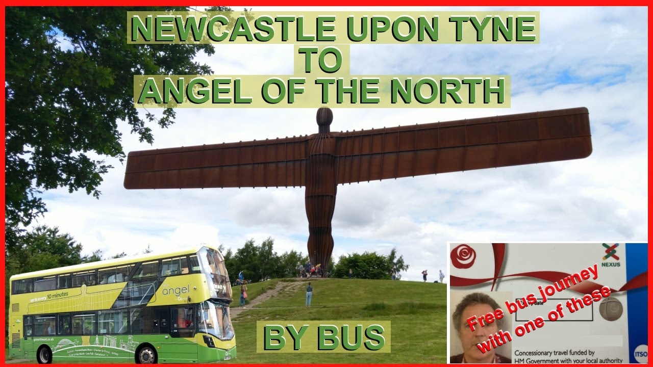 Angel 21 : Bus from Newcastle to the ‘Angel of the North’ - YouTube