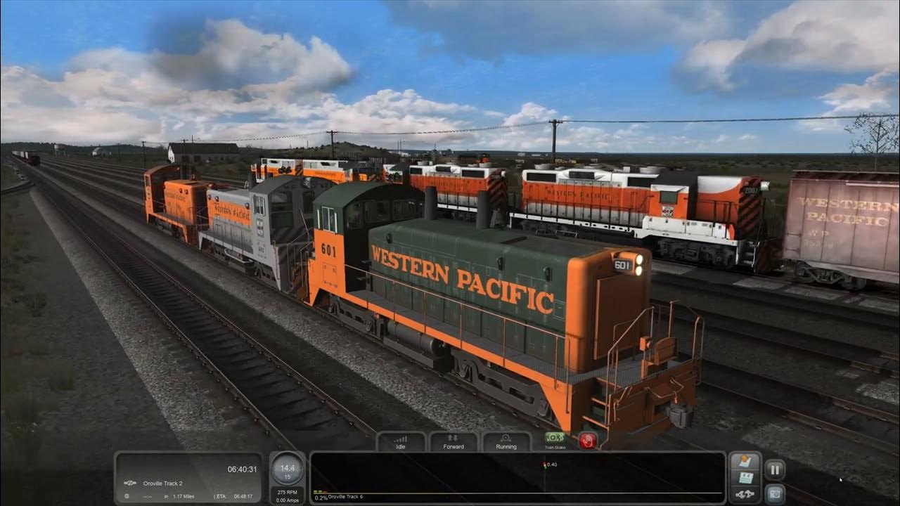 Train Simulator Classic - [EMD SW9] - Oroville Yard Pt. 1 - 4K UHD - YouTube
