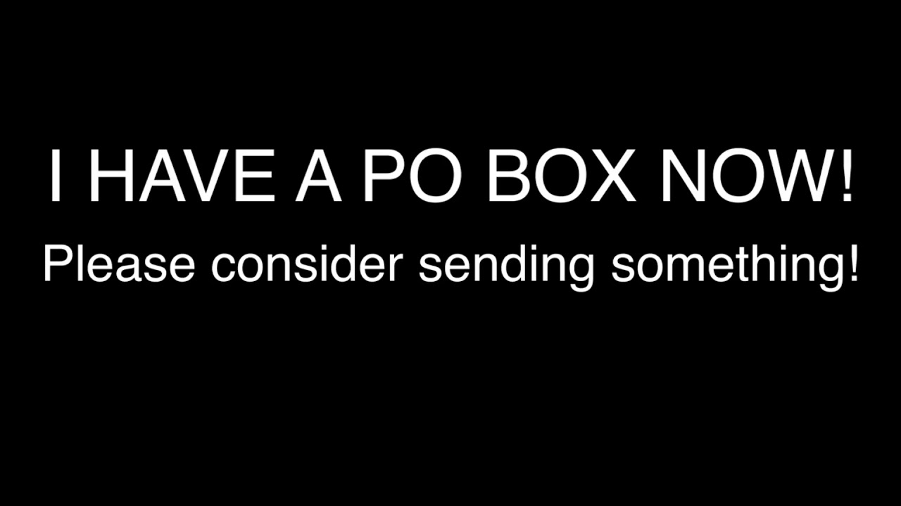 PO BOX!? (+Blue Metamorphosis Speedpaint) - YouTube