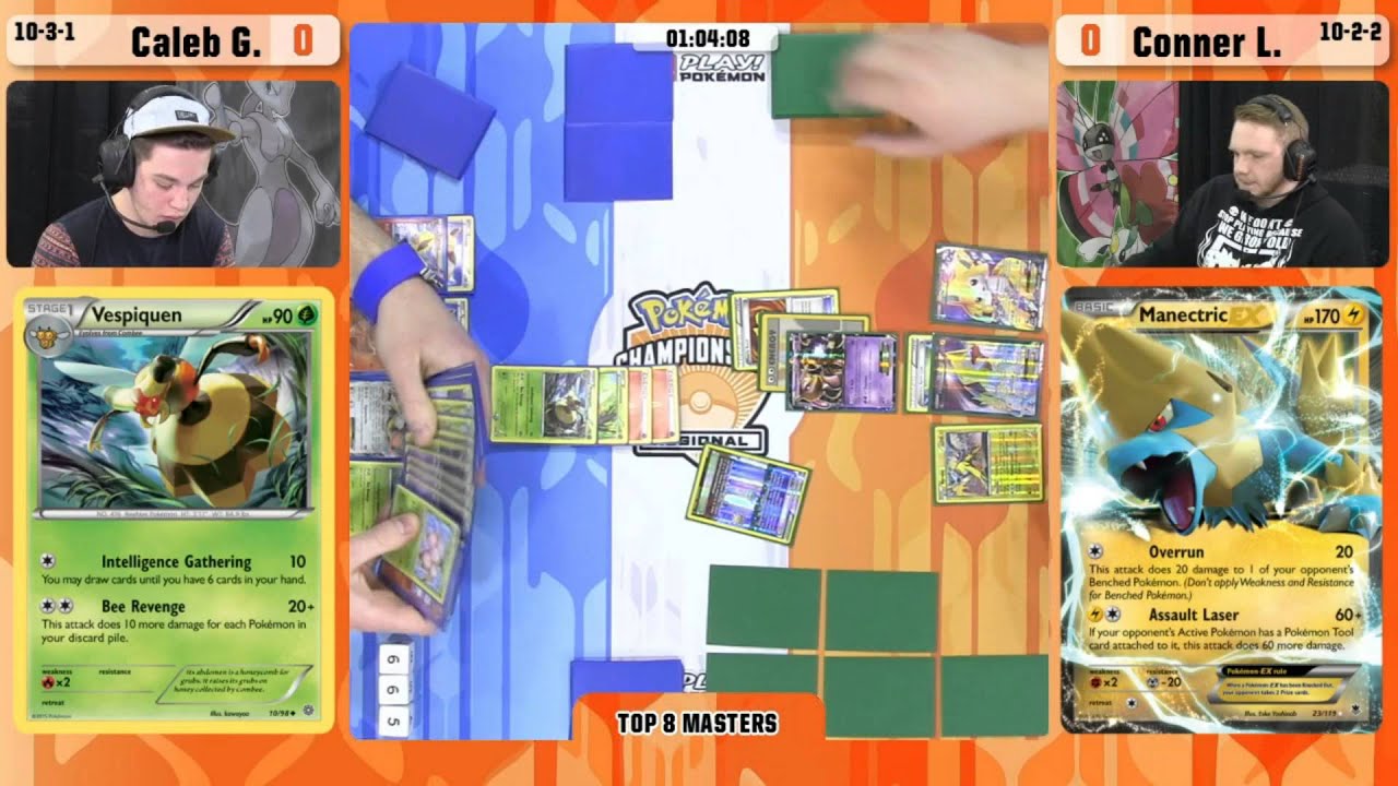 2016 Pokémon TCG Winter Regional Championships Masters TOP 8 - Caleb ...
