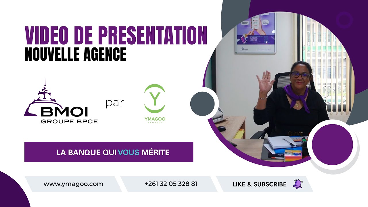 Vidéo de présentation de la nouvelle agence BMOI Antaninarenina - YouTube