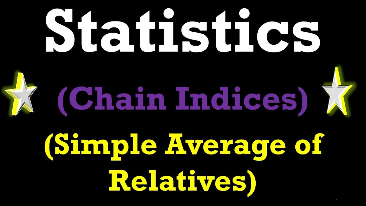 How to find chain base price indx using simple average of relative ...