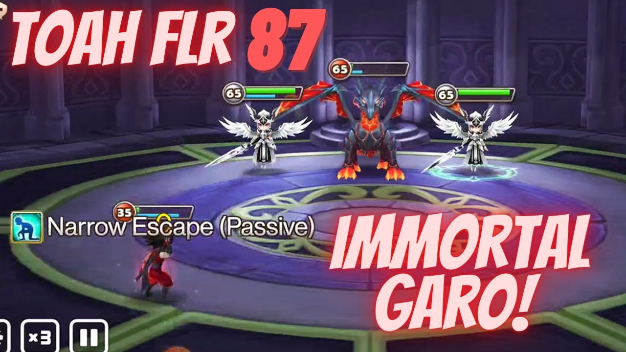 How to clear Floor 87 Trial of Ascension Hard (ToaH) using Garo The ...