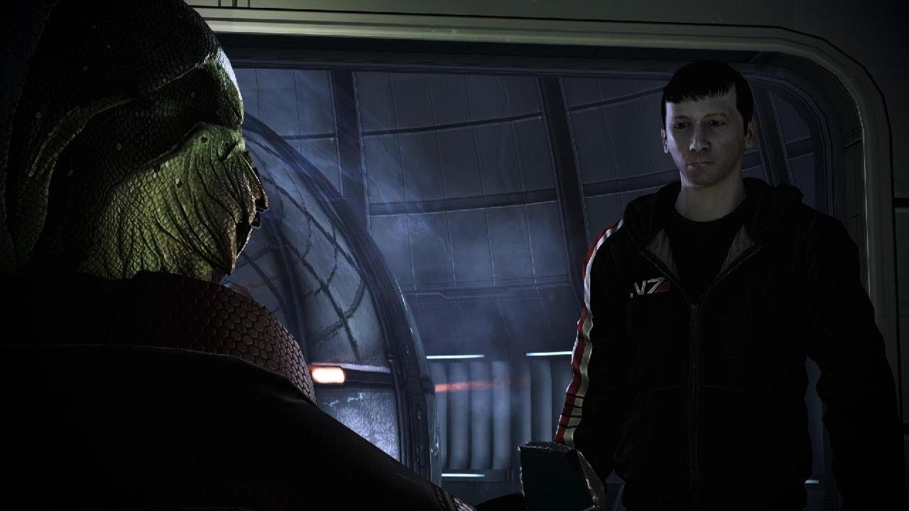 Mass Effect Legendary Edition Thane and Shepard friendship - YouTube