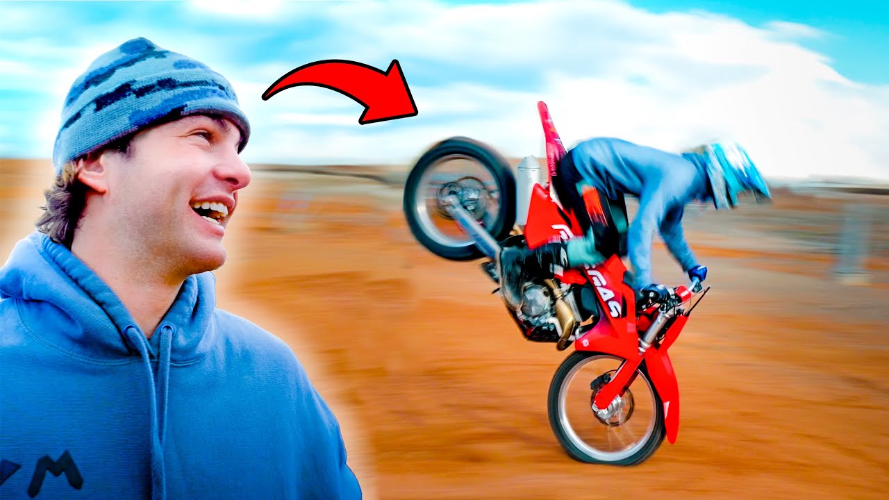 Why You Don't Give a Beginner a Dirtbike... - YouTube