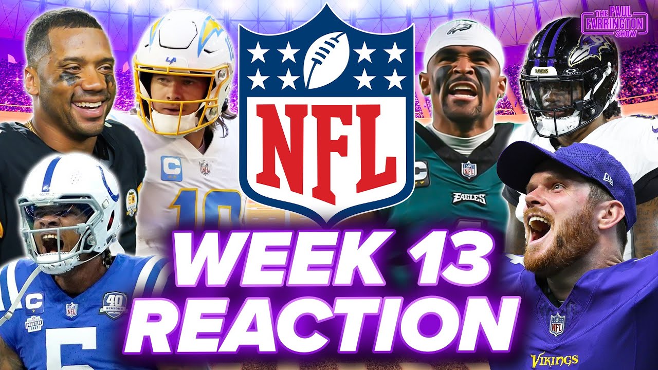 NFL Week 13 Reaction: Eagles-Ravens, Steelers LIGHT UP Bengals ...