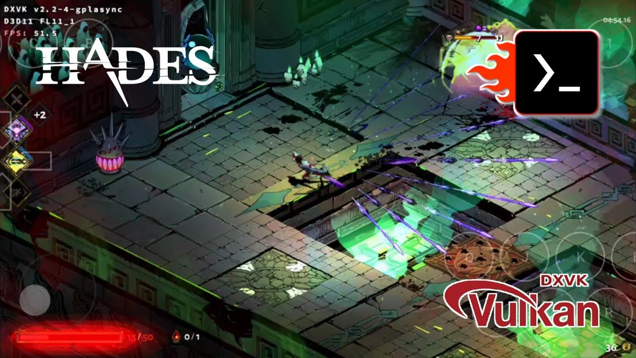 Hades (Windows) on Android | termux-box Wine GE 8-21 - YouTube