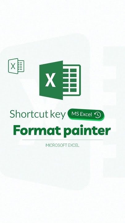 Format painter in excel | Shortcut key - YouTube