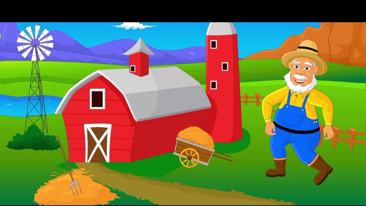 Old MacDonald Had a Farm | Classic Nursery Rhyme Song for Kids | Animal ...