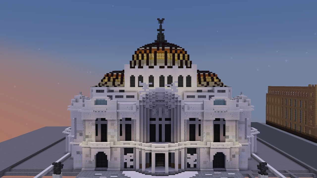 Palacio de Bellas Artes en Minecraft | CDMX - YouTube
