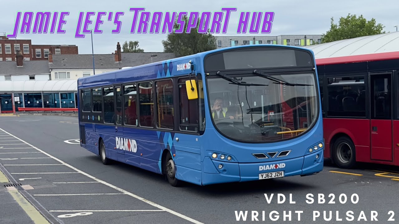 Diamond buses VDL SB200 Wright Pulsar 2 no 32129 on route 4H - YouTube