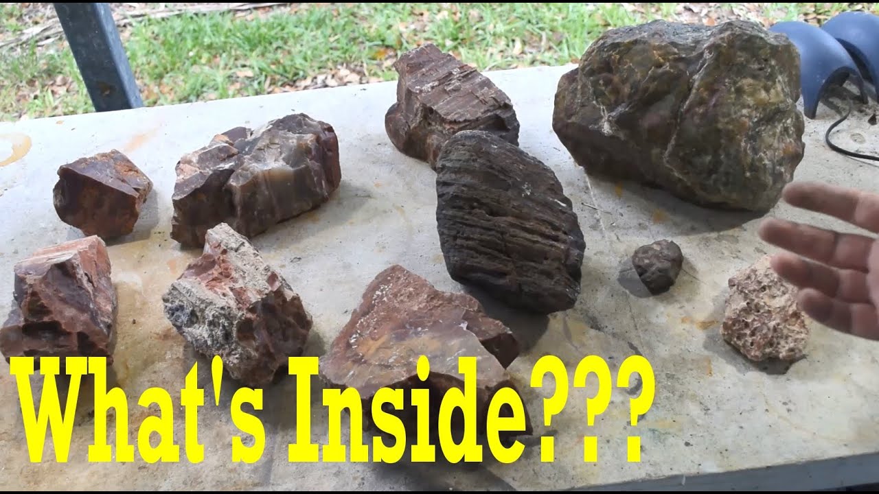 Cutting & Slabbing Rocks From The West Part 1 #thefinders #rockhounding ...
