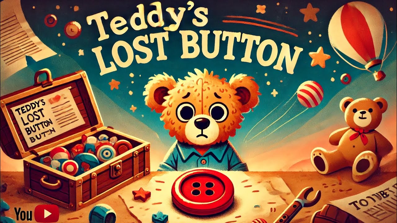 Teddy’s Lost Button | Cuddle Crew Adventures for Kids | Bedtime Stories ...