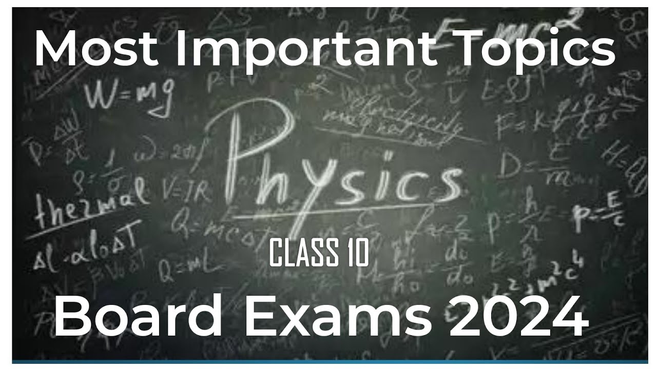 Class 10 science important questions 2024 | Class 10 | Physics | Most ...