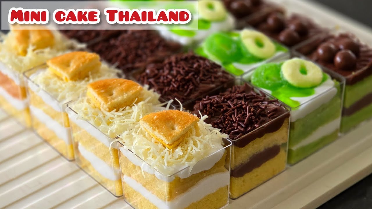 Membuat Mini cake Thailand, ide jualan yang lagi viral - YouTube