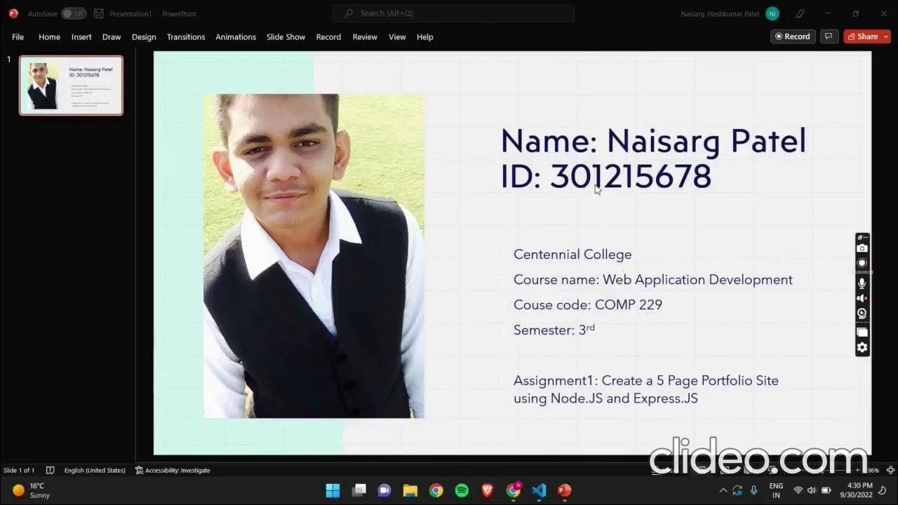 COMP 229 Assignment 1 Presentation - YouTube