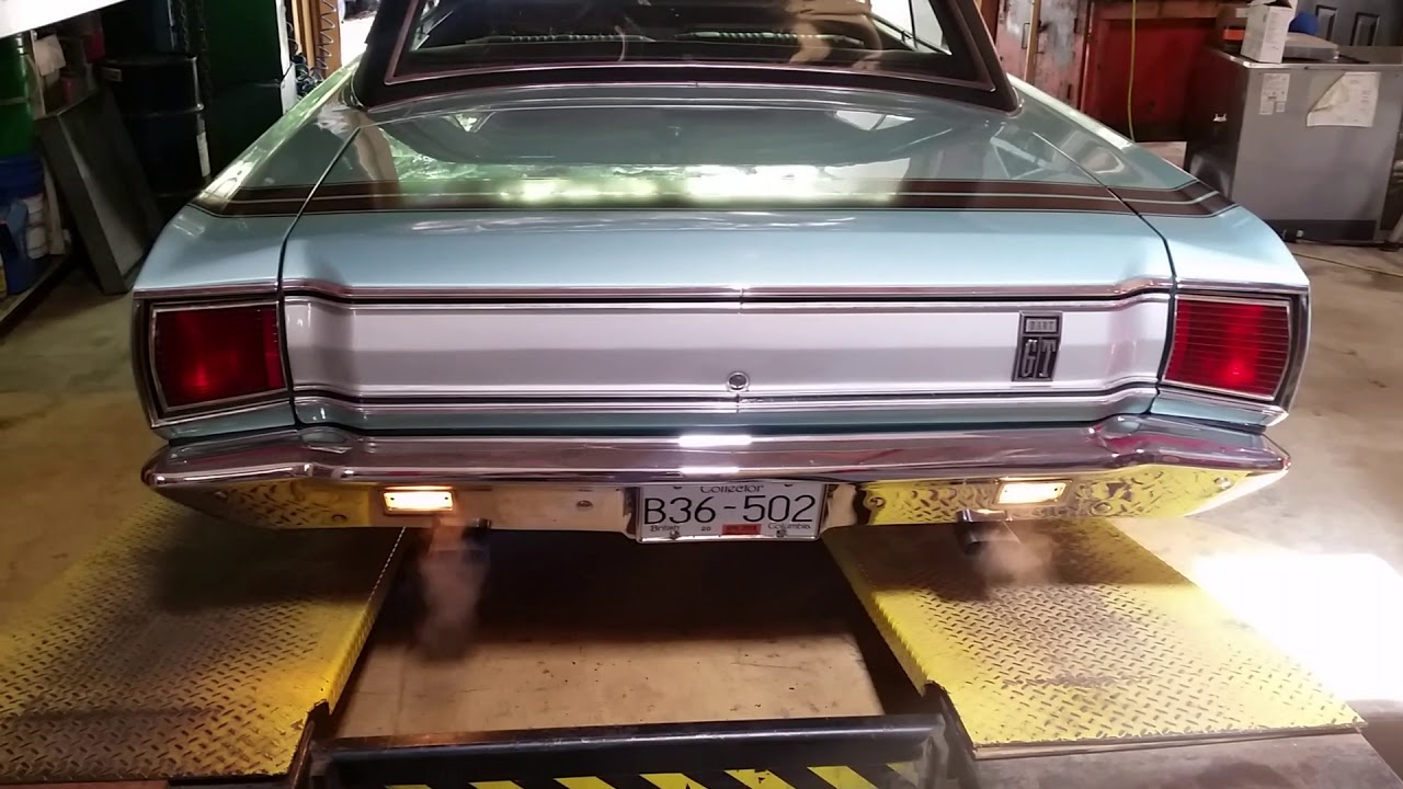67 Dart slant 6 idle before the 408 - YouTube
