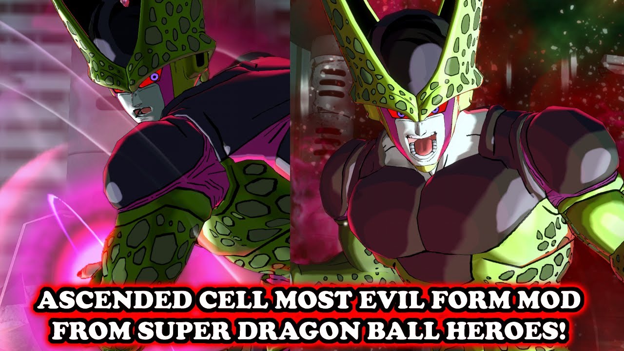 NEW ASCENDED CELL EVIL FORM MOD! [SDBH's Transformations] Dragon Ball ...