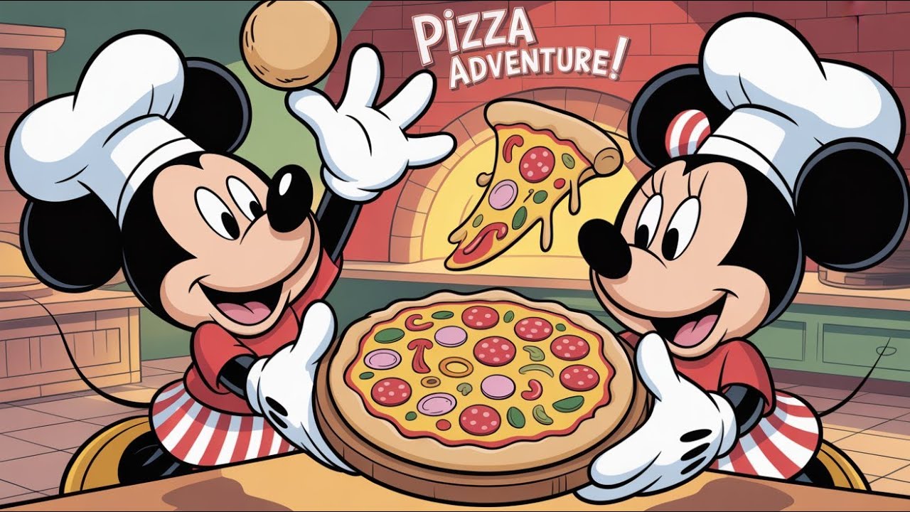 “Minnie & Mickey’s Pizza Shop Adventure 🍕 | Fun Disney Story for Kids ...