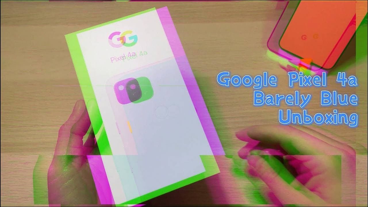 Google Pixel 4a (Barely Blue) | Unbox | Singapore - YouTube