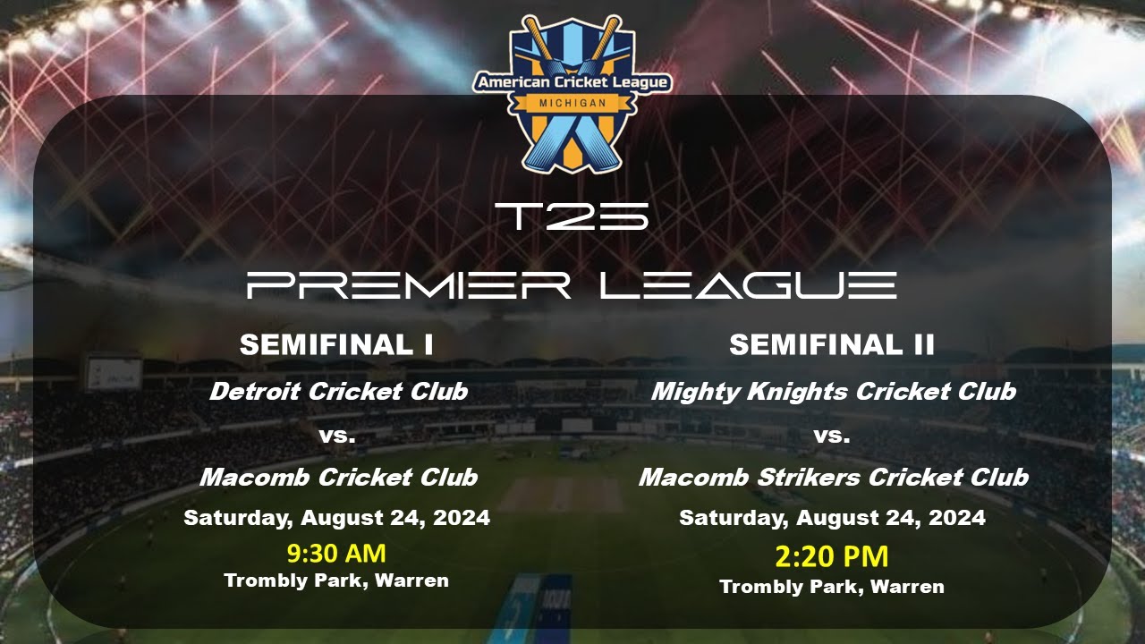 ACL T25 2024 | SEMIFINALS | DTCC v MACC | MKNI v MKNI v MSTR - YouTube