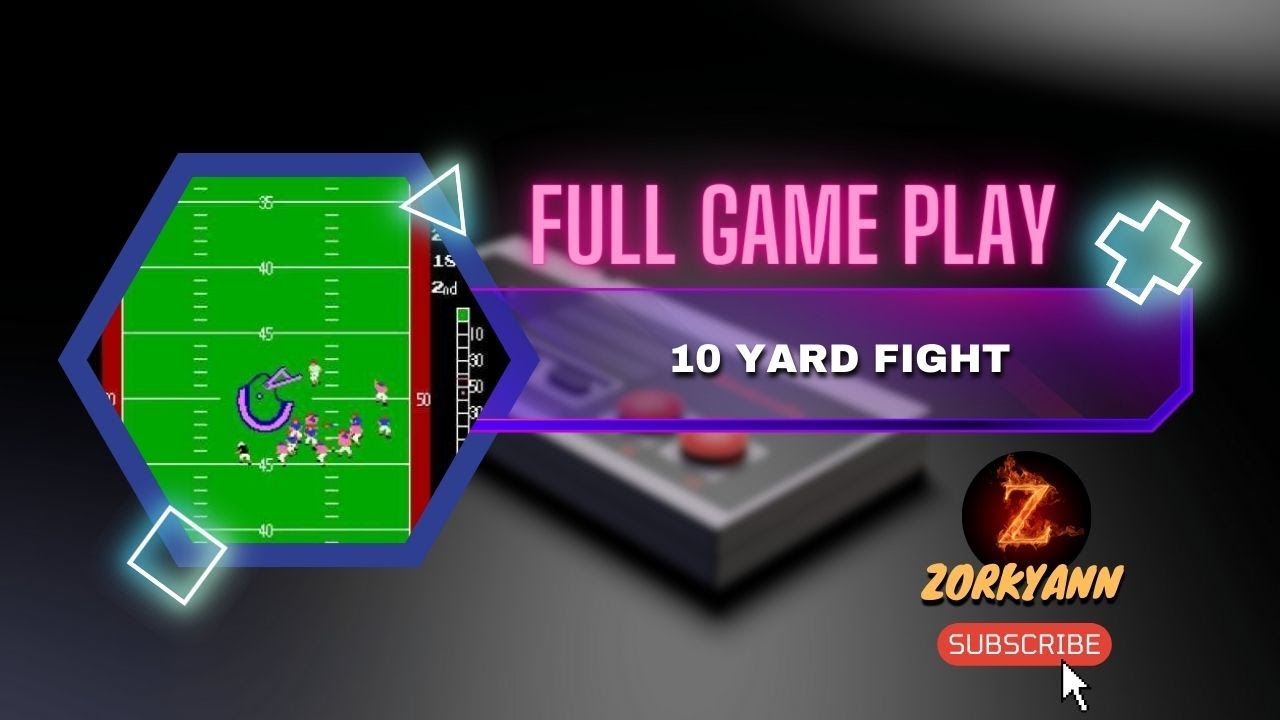10 YARD FIGHT | NES | FULL GAME PLAY - YouTube