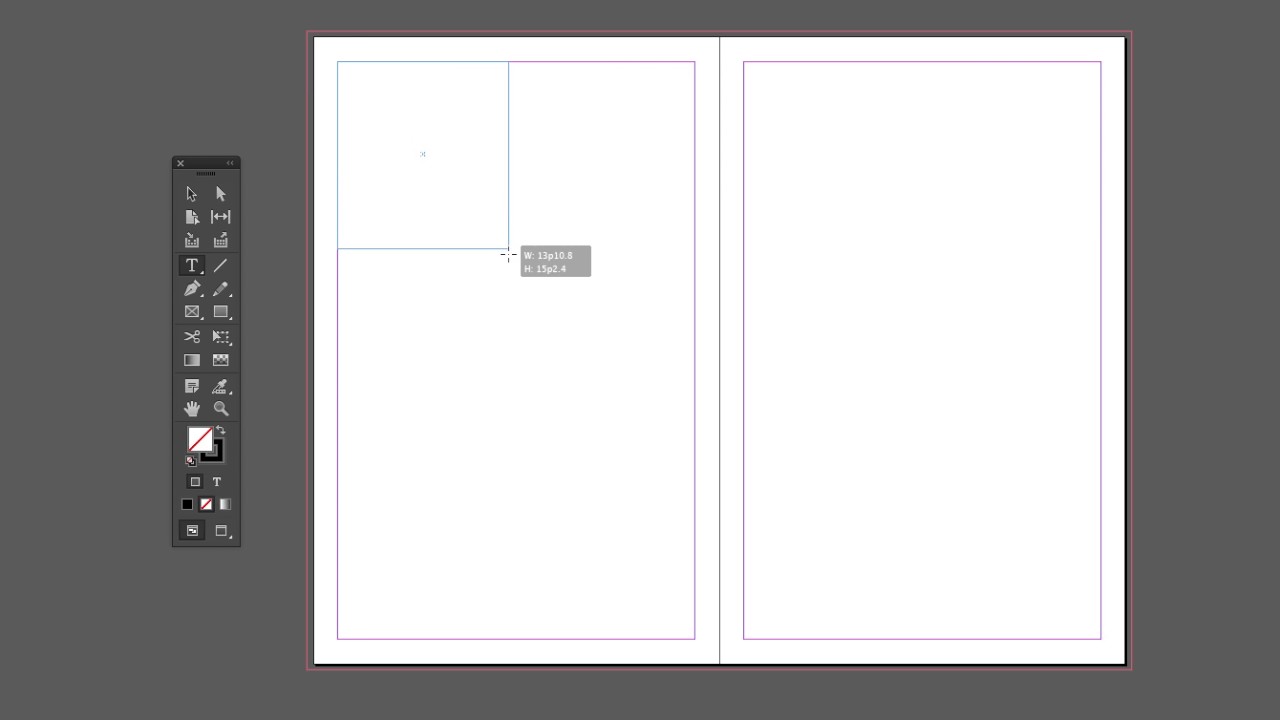 InDesign Tutorials — Half-Fold Brochure Creating Textarea - YouTube