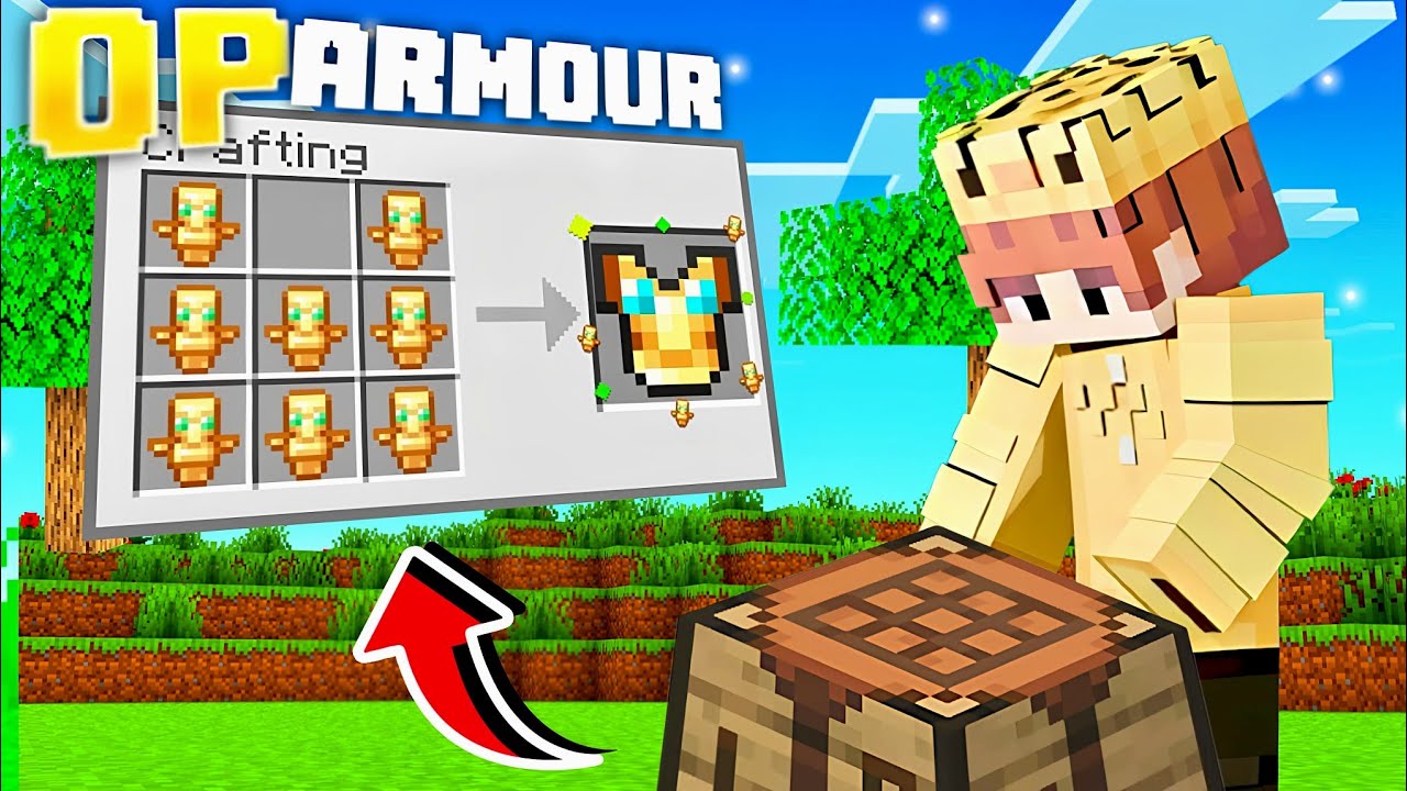 Minecraft, But You Can Create CUSTOM OP ARMORS!! - YouTube