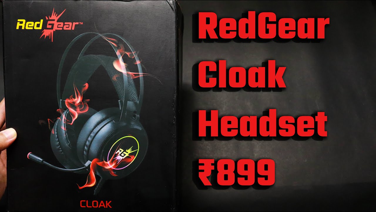 Redgear Cloak RGB Gaming Headphone Unboxing And Review || Is it best ...