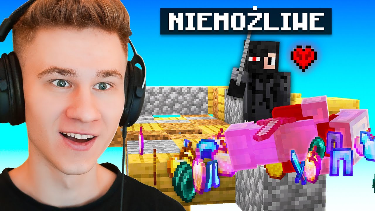 Zabiłem Gracza Mając 1 Serce w Minecraft - YouTube
