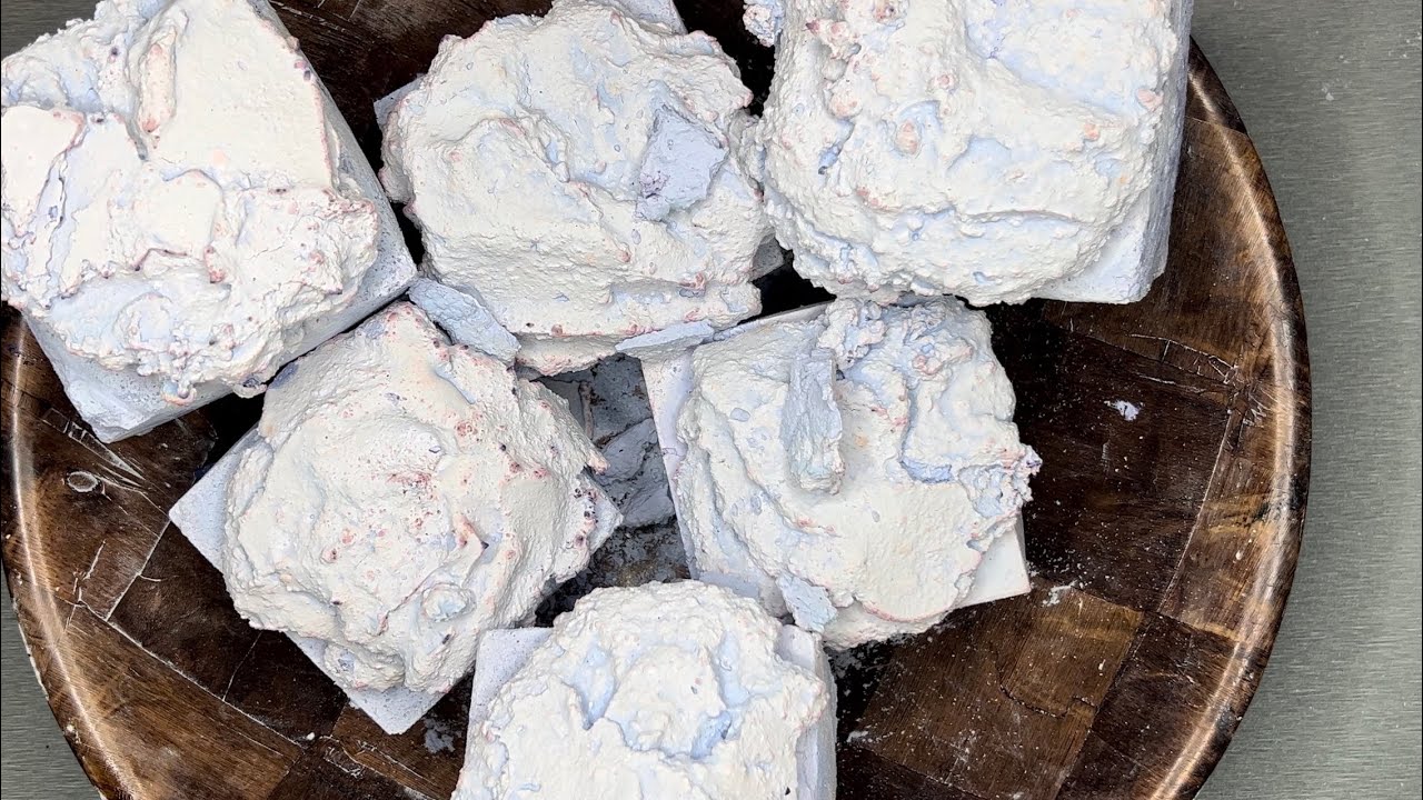 Crunchy Blue Reforms Topped w/Paste | Gym Chalk Crush - YouTube